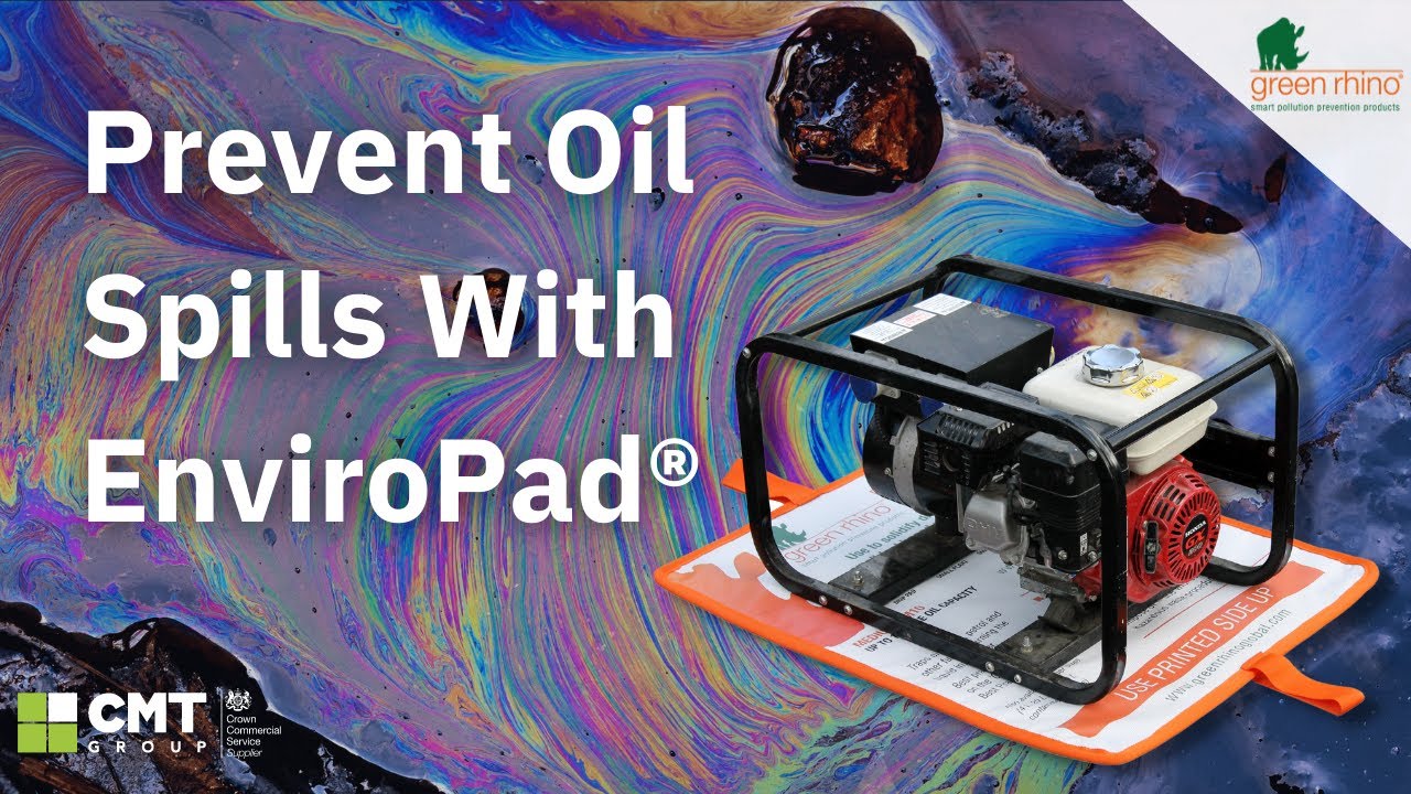 How to Prevent Oil Spills | EnviroPad® | Available from CMT Group - YouTube