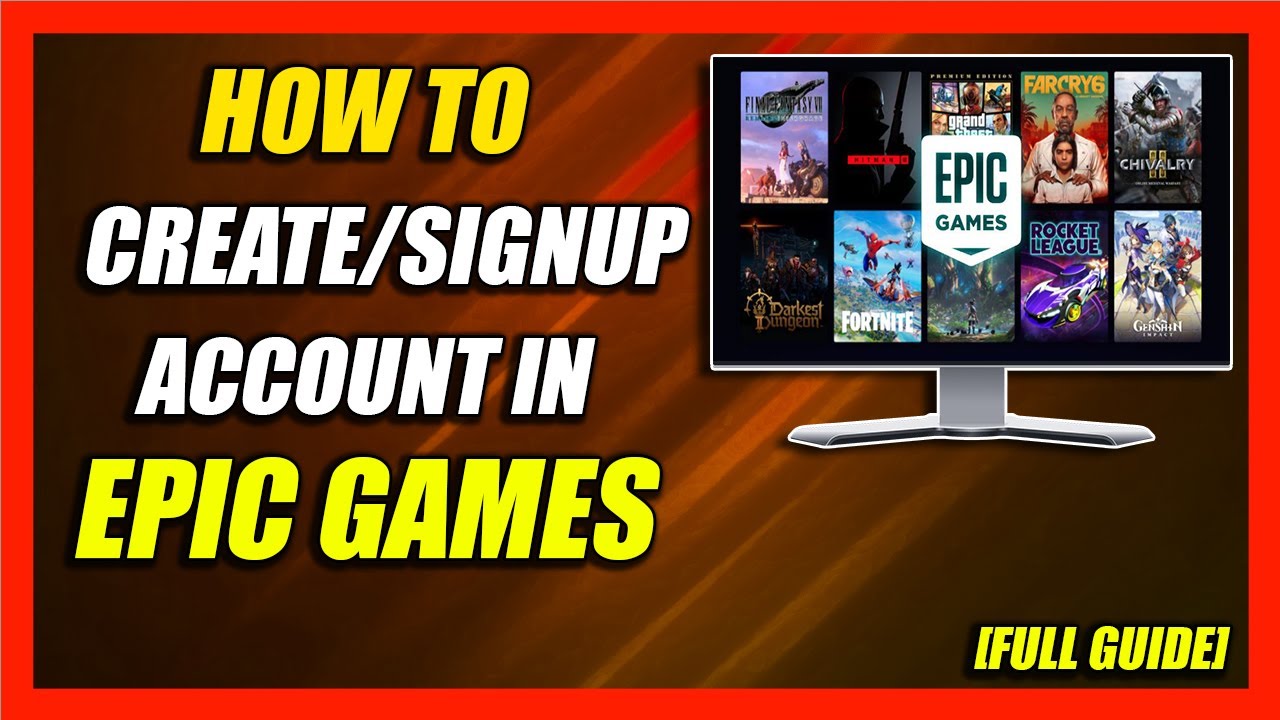 How To Create An Epic Games Account (2024) | How To Signup for Epic ...