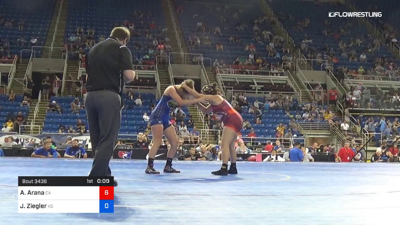 164 Lbs Quarters Alyssa Arana California Vs Jolie Ziegler Kansas - YouTube