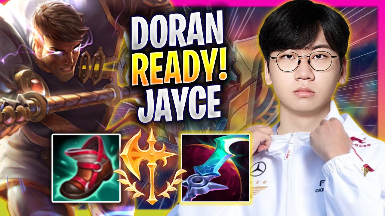 T1 DORAN IS READY TO PLAY JAYCE! - T1 Doran Plays Jayce TOP vs Fiora ...