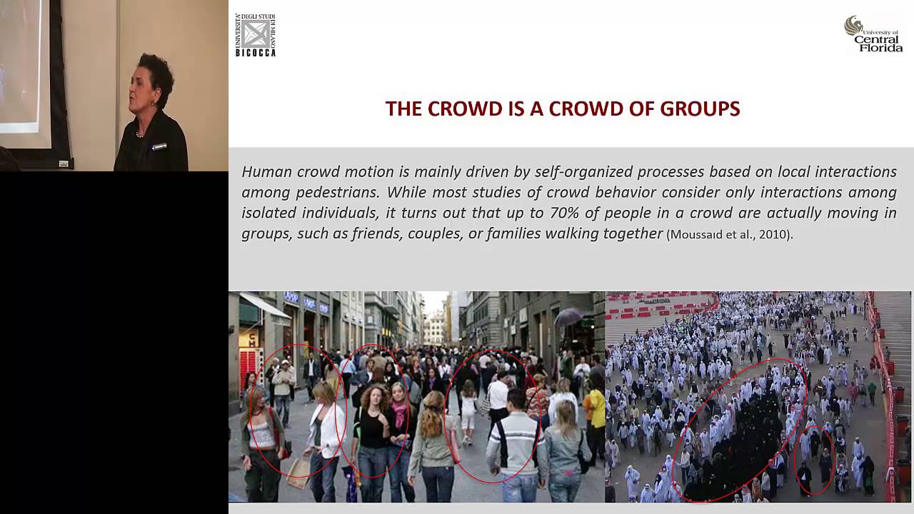 Groups and Complex crowd phenomena - YouTube