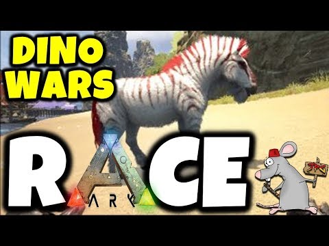 ARK DINO WARS - THE RACE - WHO IS THE FASTEST DINOSAUR - YouTube