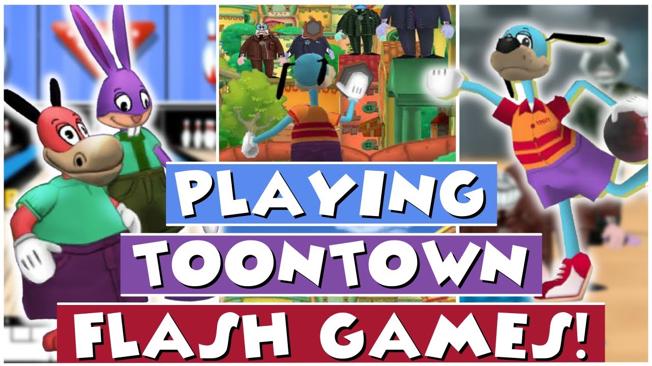 PLAYING TOONTOWN FLASH GAMES PART 2! | shoomyshamy - YouTube