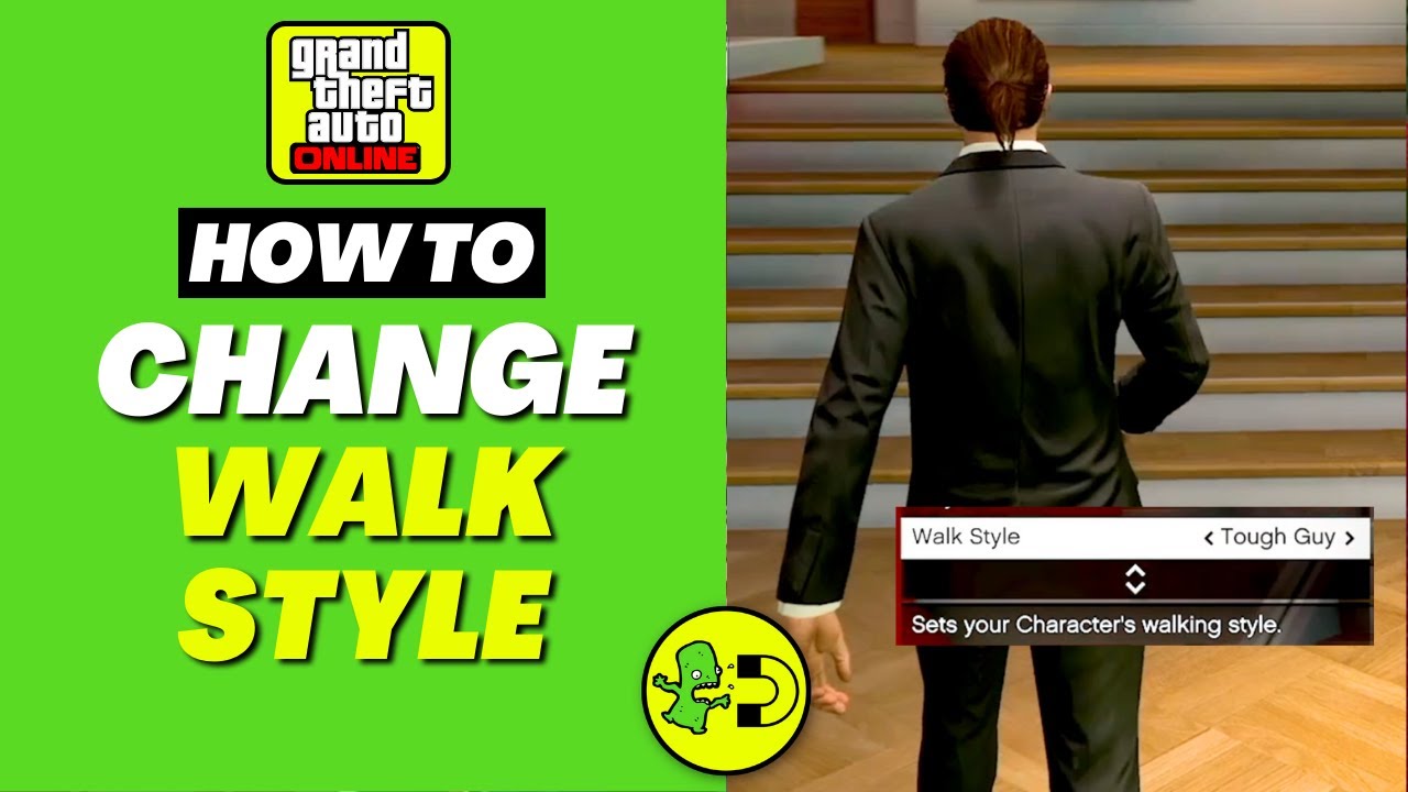 GTA Online How To Change Your Walk Style - YouTube