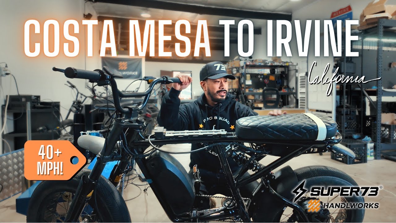 Journey to Super73 in Irvine CA on a 40+ mph Modded eBike | Ride POV ...