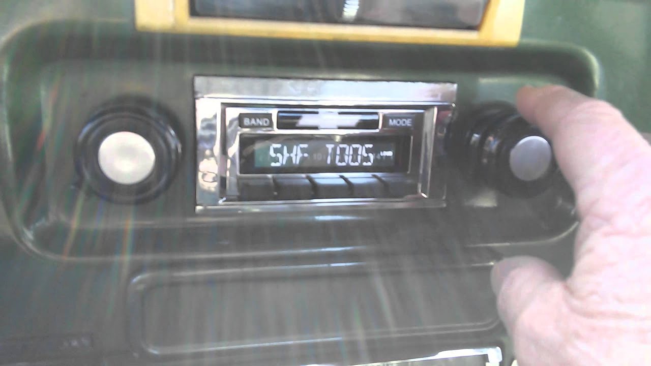 custom autosound USA 630 Radio in my 72 C10 - YouTube