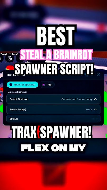 STEAL A BRAINROT SPAWNER SCRIPT! | SPAWN ANY BRAINROT - USE BEFORE PATCH! #youtubeshorts #shorts ...