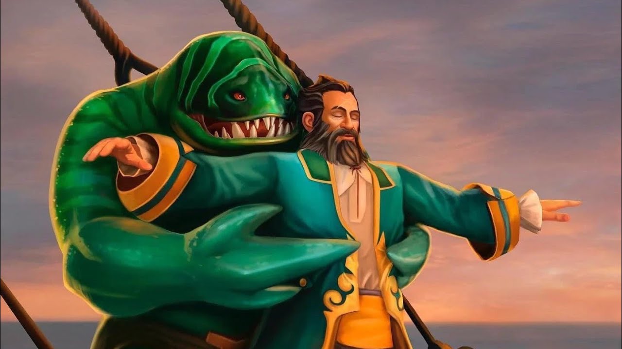 The Admiral Kunkka ( Tidehunter vs Kunkka Lore ) - YouTube