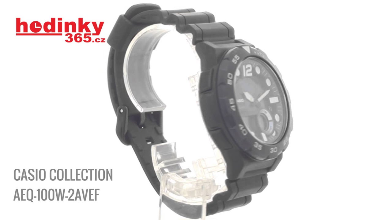 Casio Collection AEQ-100W-2AVEF - YouTube