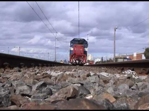 Australian Railways; Run over by a couple of trains - YouTube