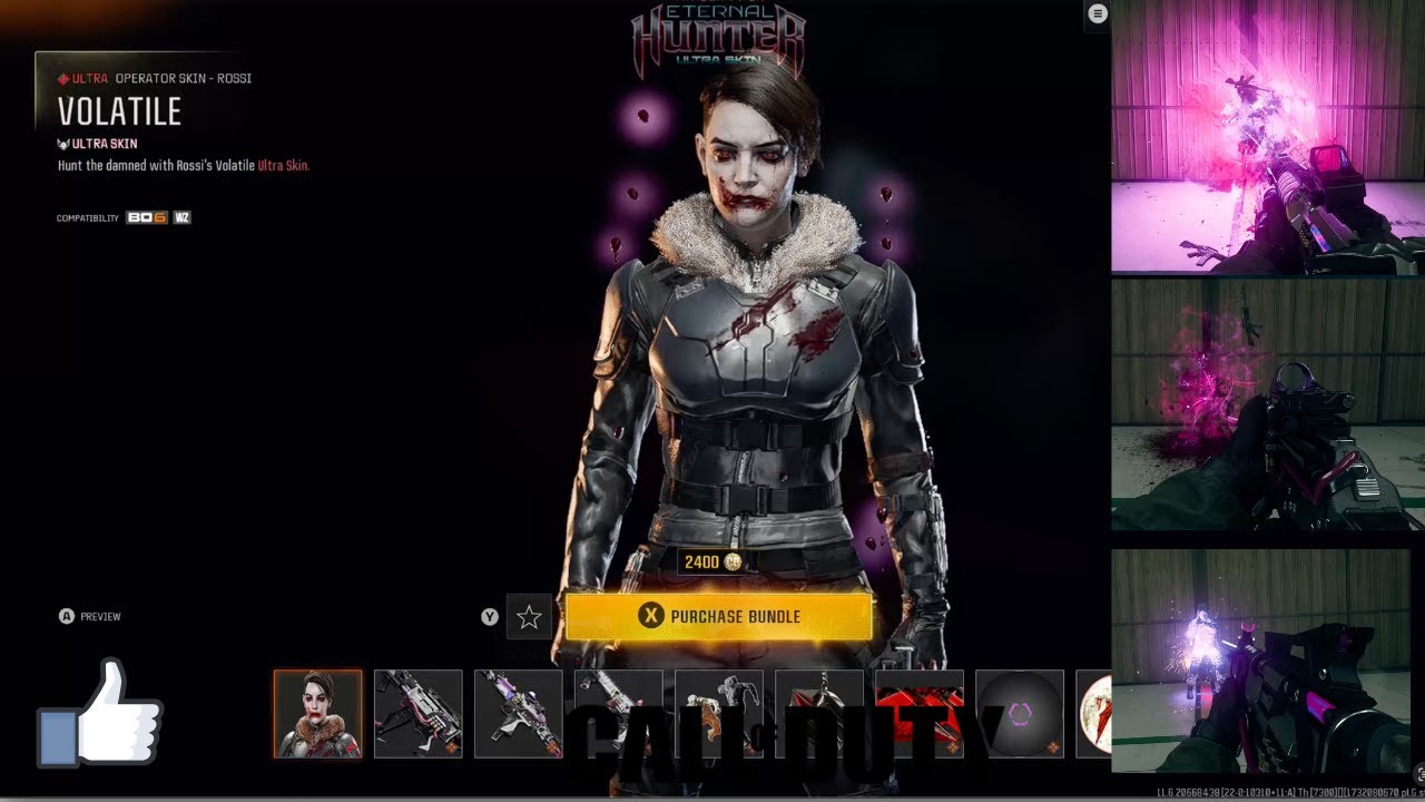 Black OPS 6 Getting First Ultraskin ETERNAL HUNTUR with 3 Tracer Guns ...