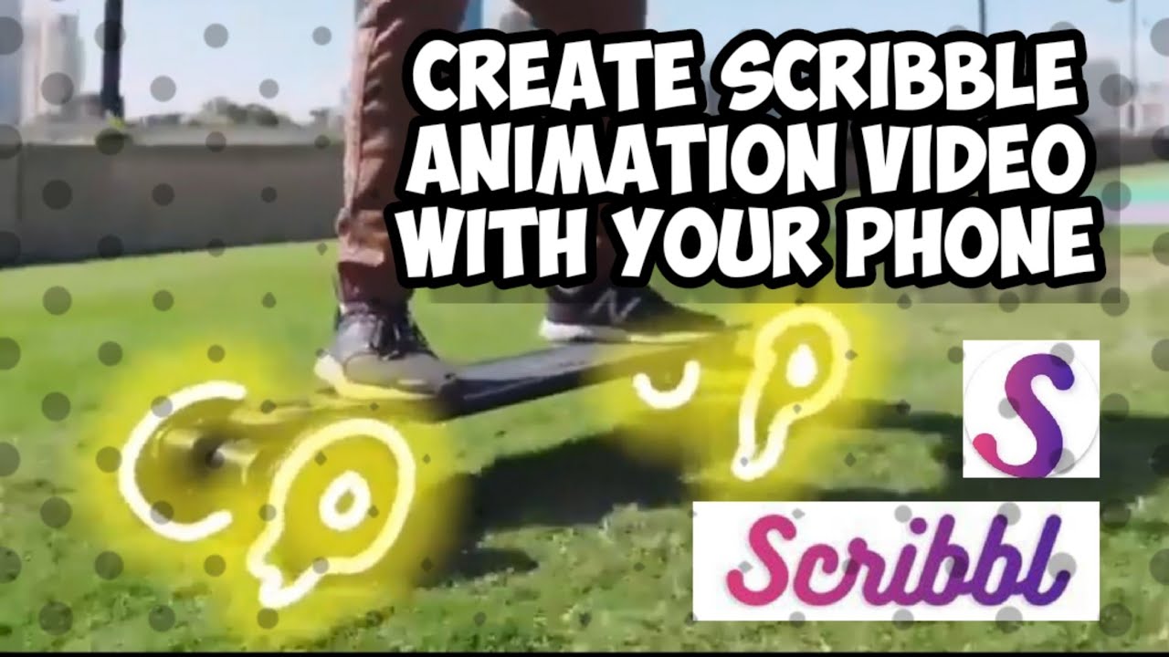 How to add scribble animation into your video using scribbl app with ...