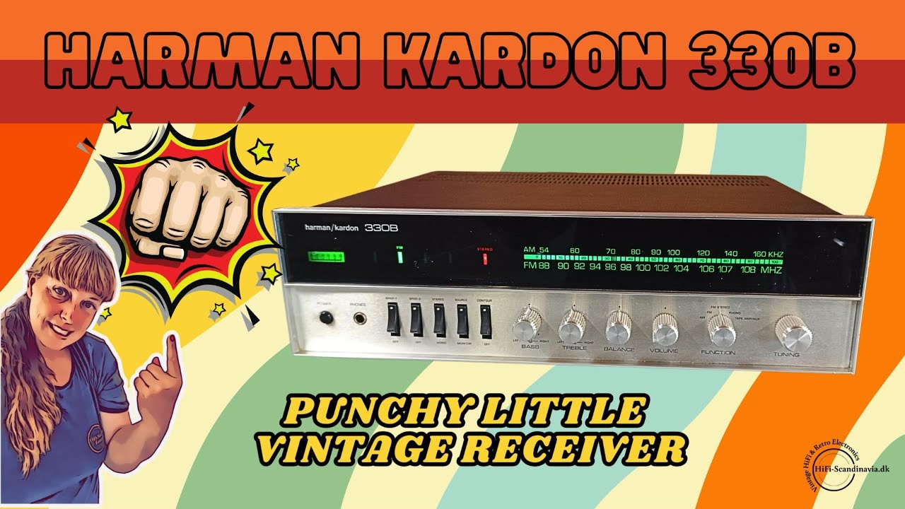 Harman/Kardon 330B - WHAT A PUNCHY LITTLE VINTAGE RECEIVER 🎵 - YouTube
