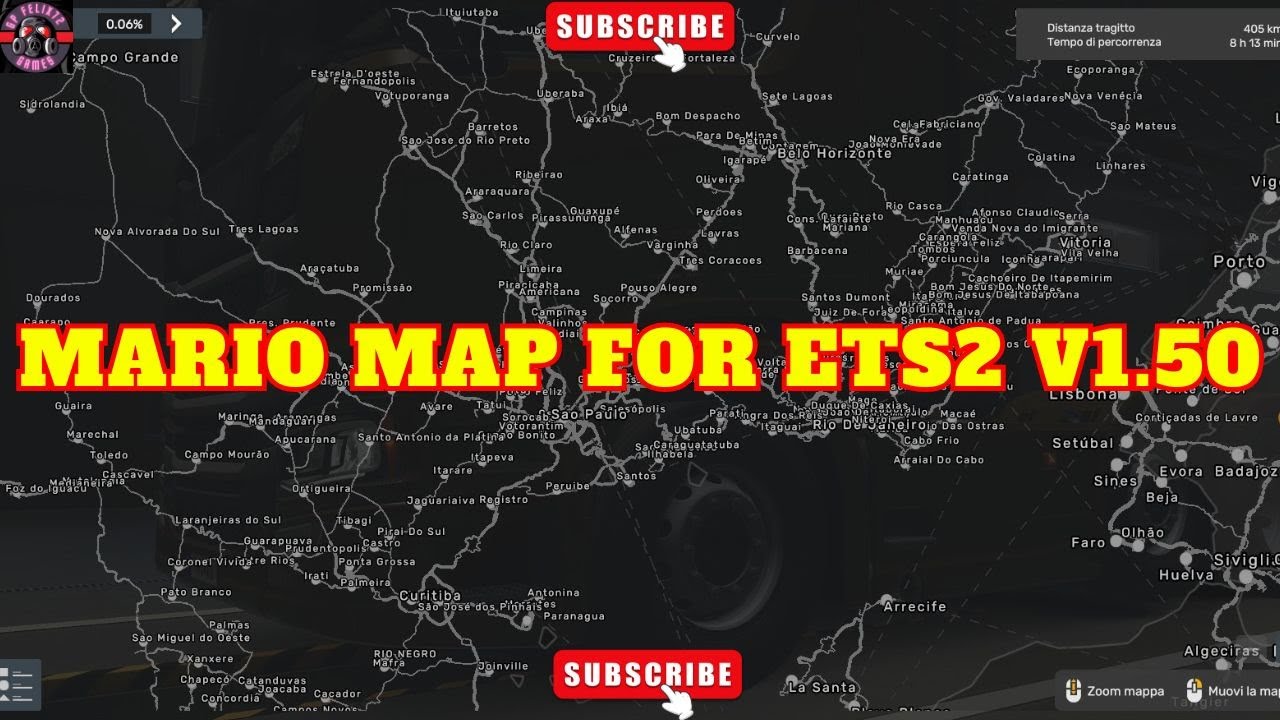 EURO TRUCK SIMULATOR 2 1.50 - MARIO MAP 1.50 - ETS 2 1.50 - YouTube