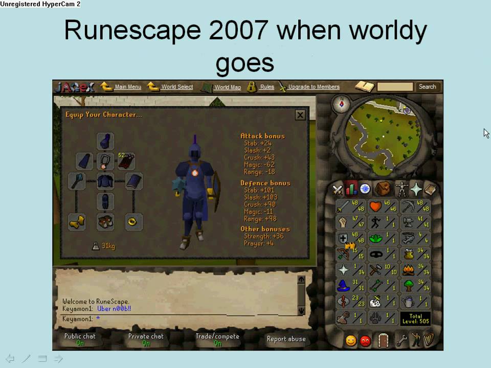 runescape time line 1999 to 2009 - YouTube