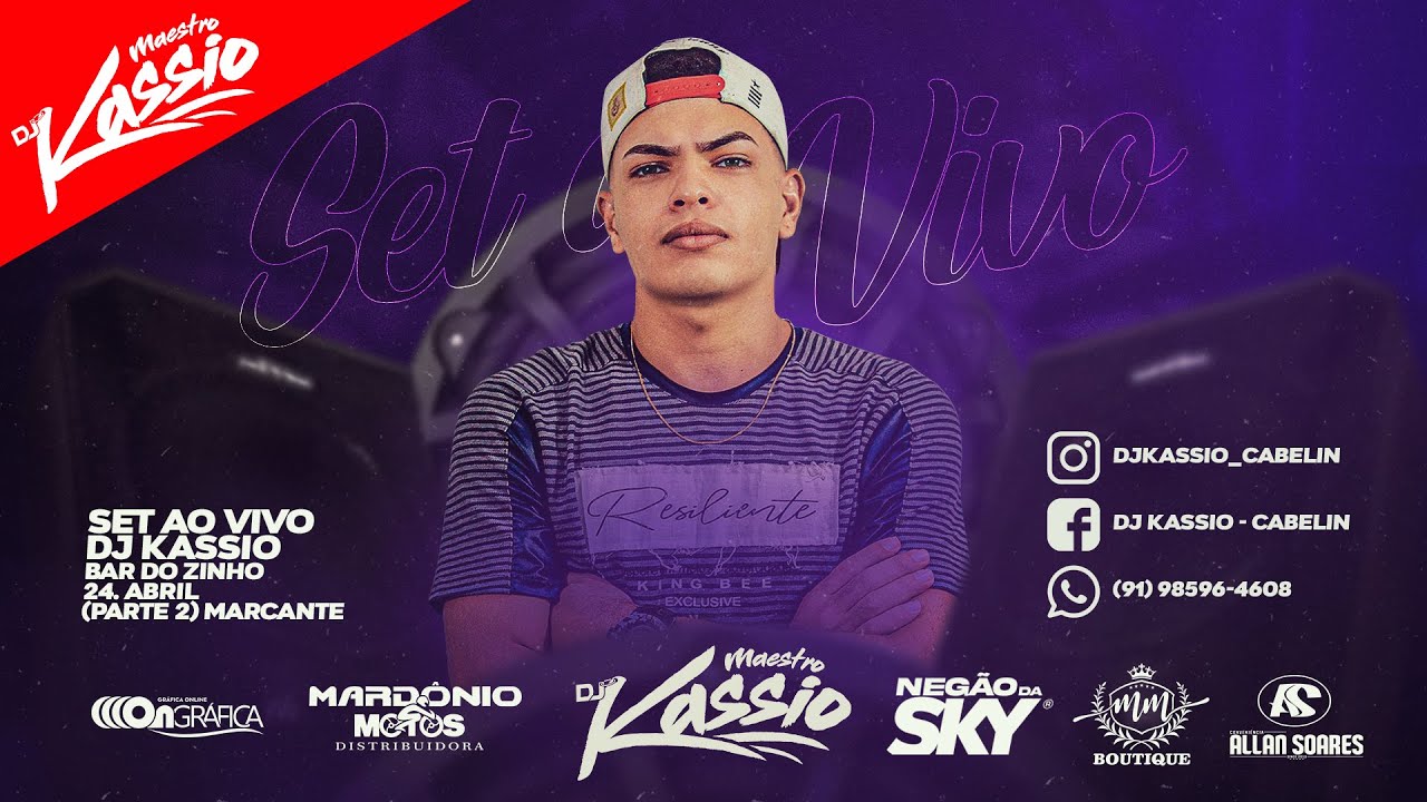 SET DJ KASSIO MARCANTES - BAR DO ZINHO (PARTE 2) 24/ABRIL/22 - YouTube