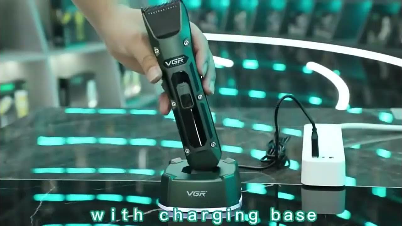 opt-city.com.ua Професійна машинка для стрижки волосся та бороди VGR V-696 LED дисплей турбо ...