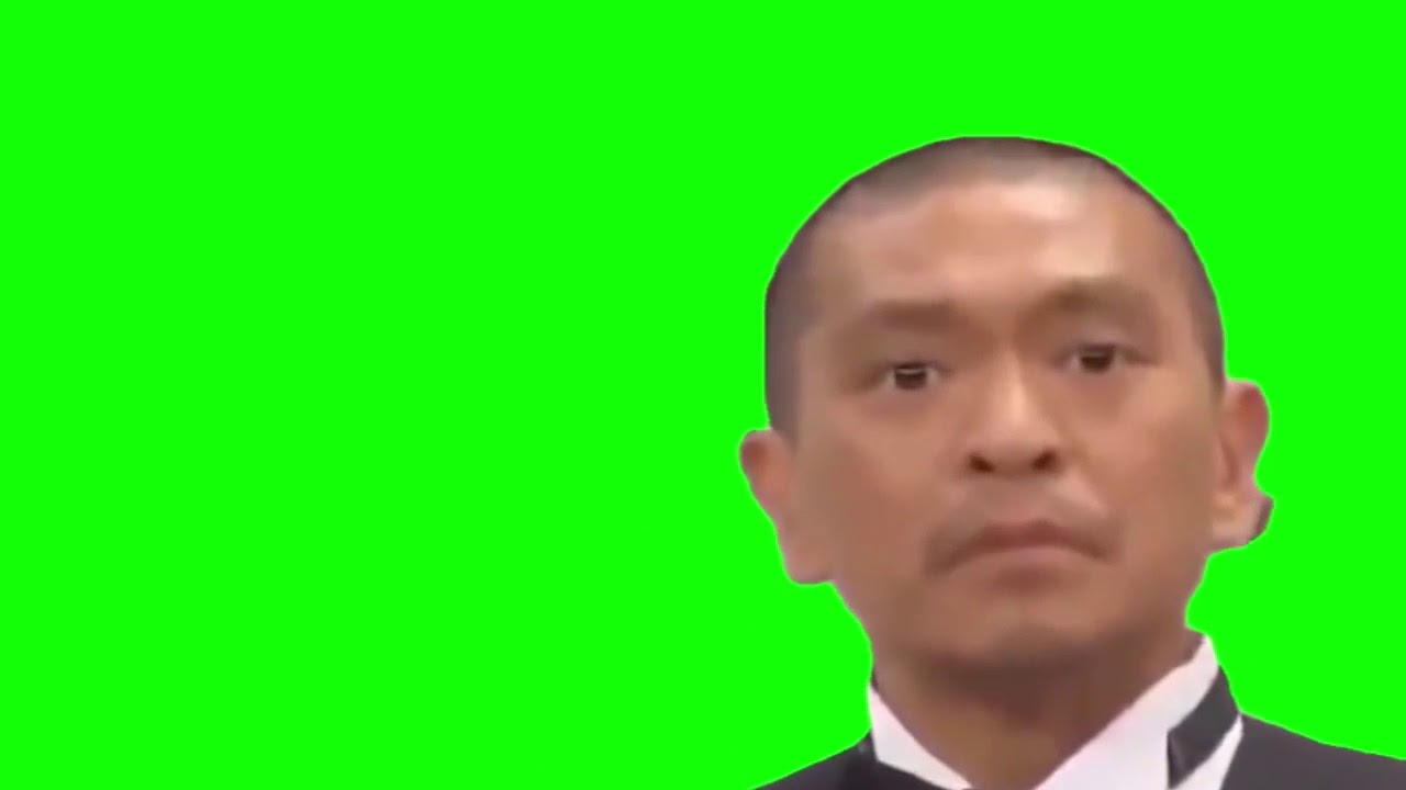 Japanese guy screaming green screen - YouTube