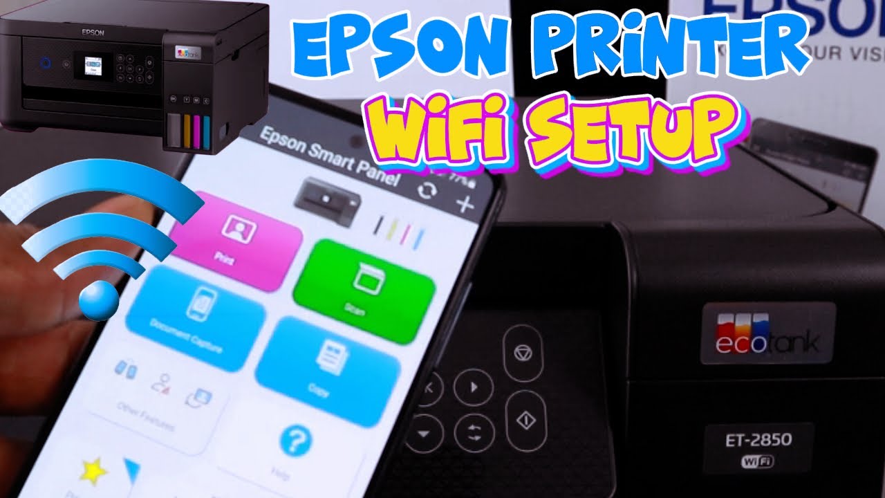 EPSON Printer Wireless Setup| Epson ET-2850 Printer WIFI Setup - YouTube
