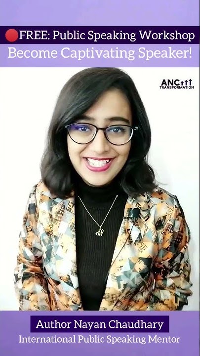 Free Public Speaking Workshop| Become Captivating Speaker - YouTube