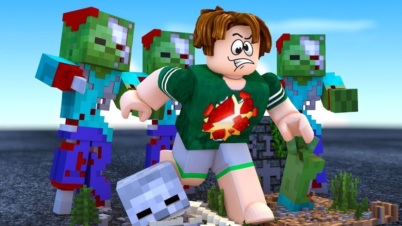 РАШИМ ЗОМБИ В ROBLOX. ZOMBIE RUSH - YouTube