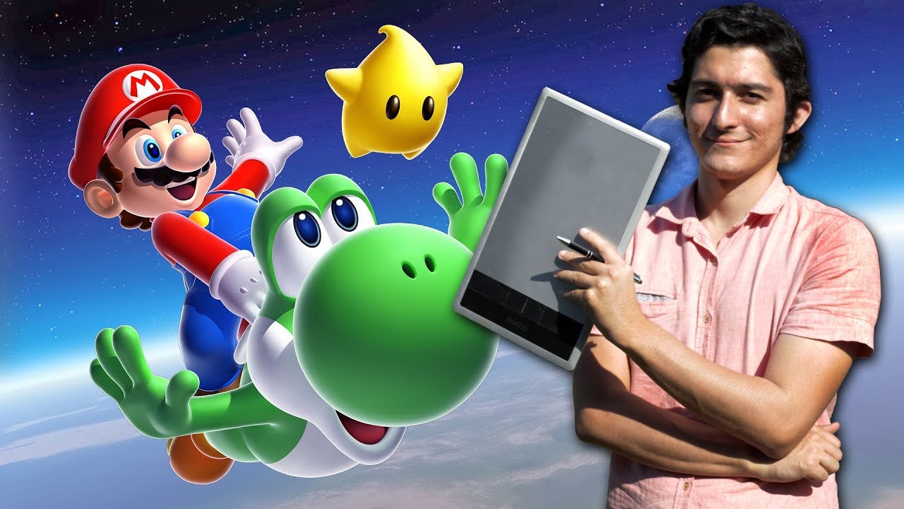 HYPERREALISTIC SUPER MARIO (MICROSOFT PAINT) | LUISDRAWS - YouTube