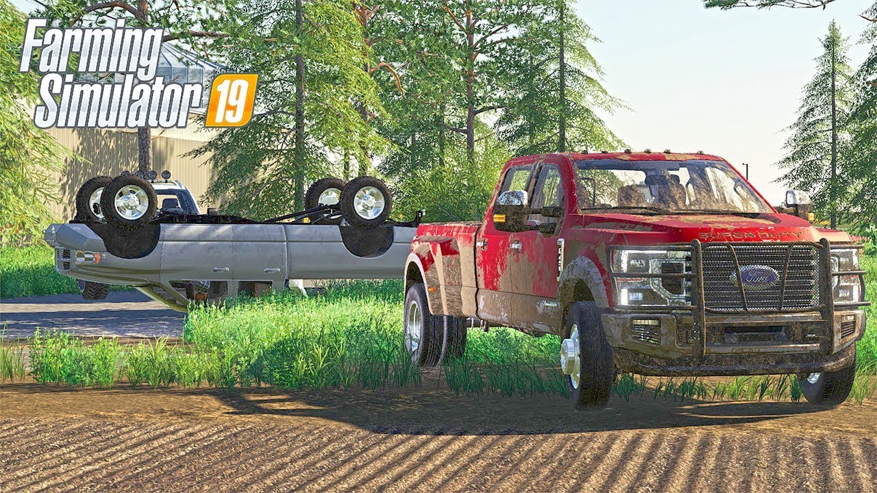 SQUAD TOTALS HIS TRUCK MUDDING - NEBRASKA LANDS FS19 (ROLEPLAY) - YouTube