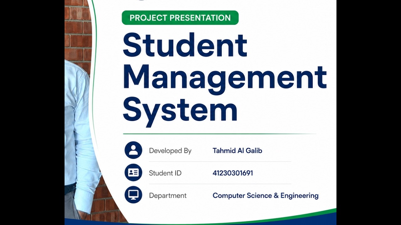 Student Management System - JavaFX & MySQL Project Demo | Tahmid Al ...