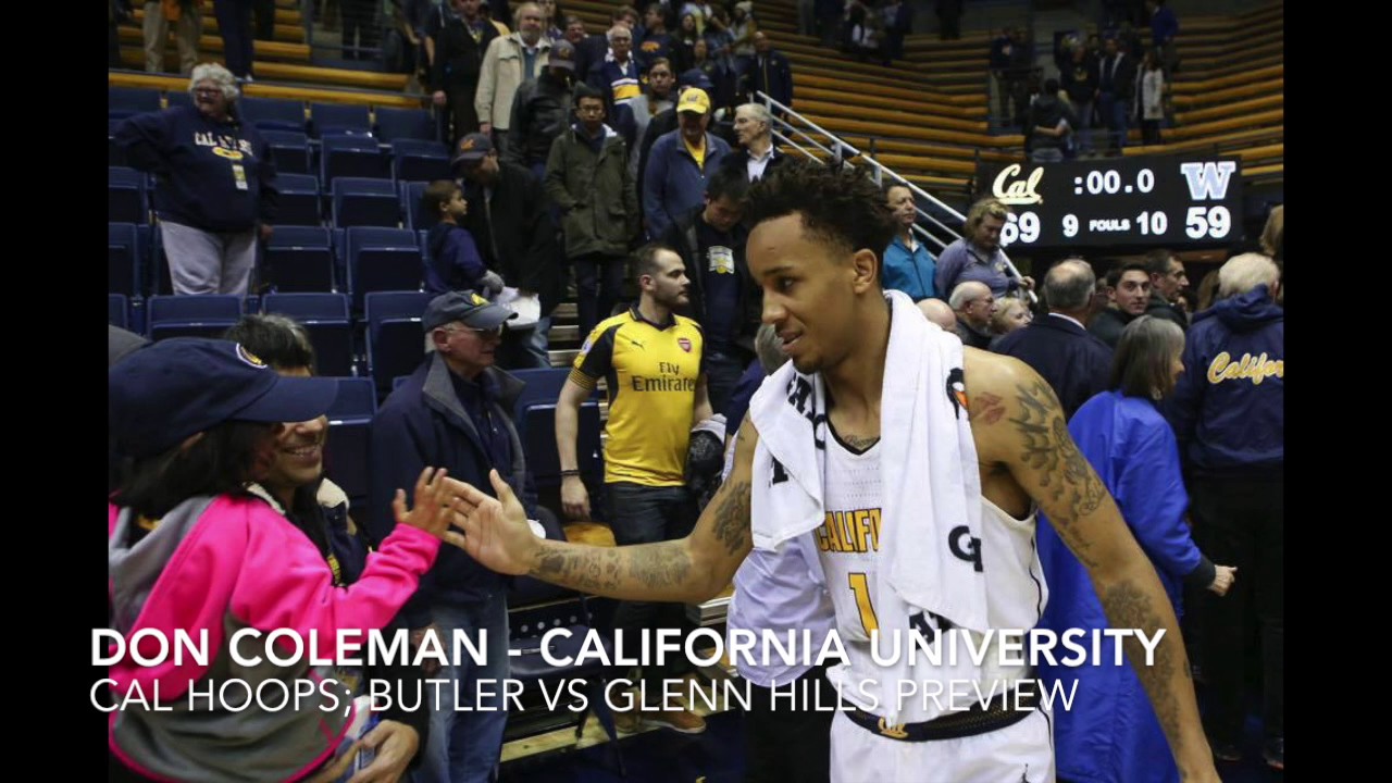 Don Coleman talks Cal hoops and helps preview Tuesday's Butler vs Glenn ...