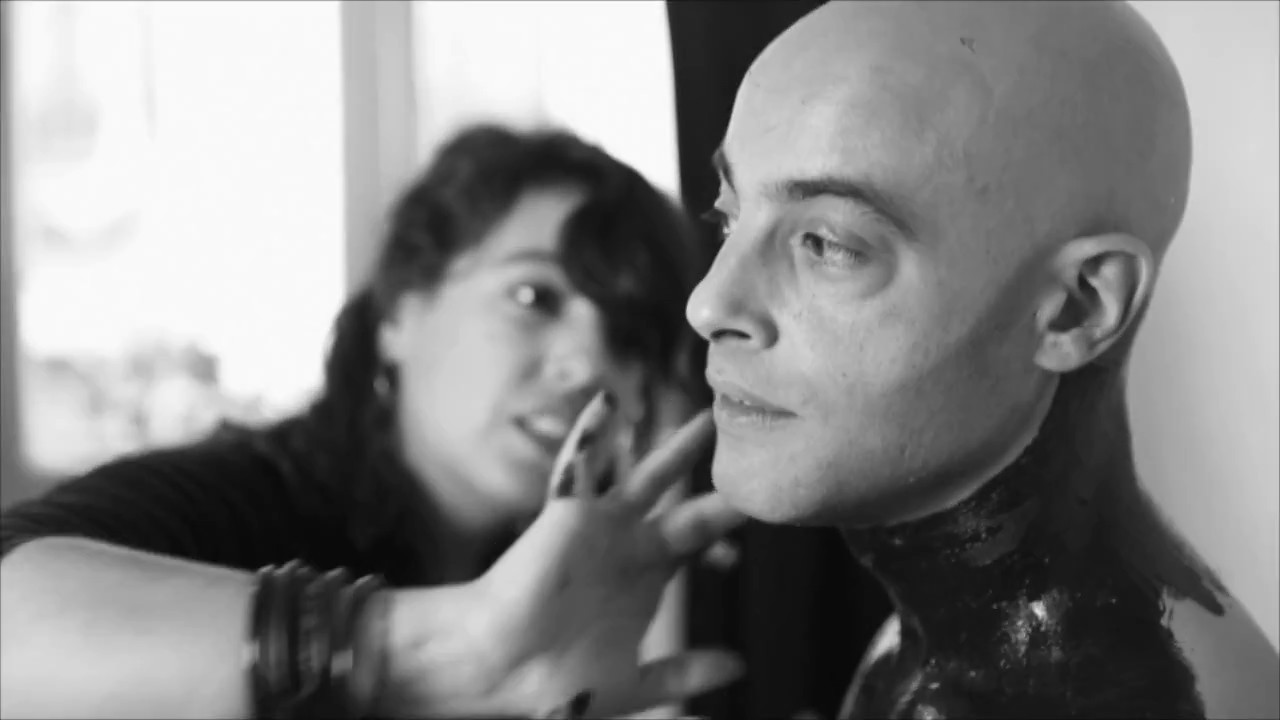 Make up Leire Loperena shotting Jesús Mayorga - YouTube