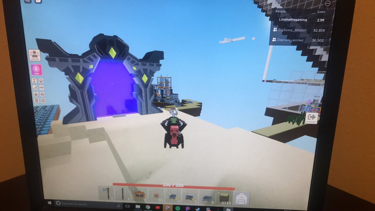 Part 2 of playing Roblox Islands and Bedwars - YouTube