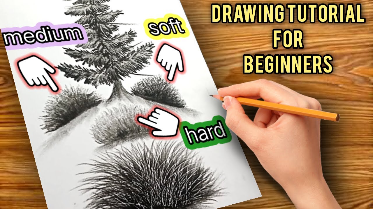 Mind-Blowing Tree Drawing with Pencil Shading | Easy Realistic Art for ...