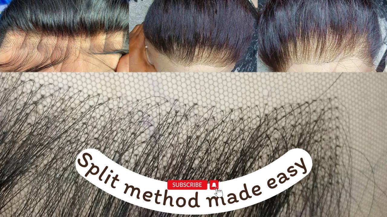 DIY/ How to ventilate easily with split method/ The easiest split method of ventilation.#viral ...