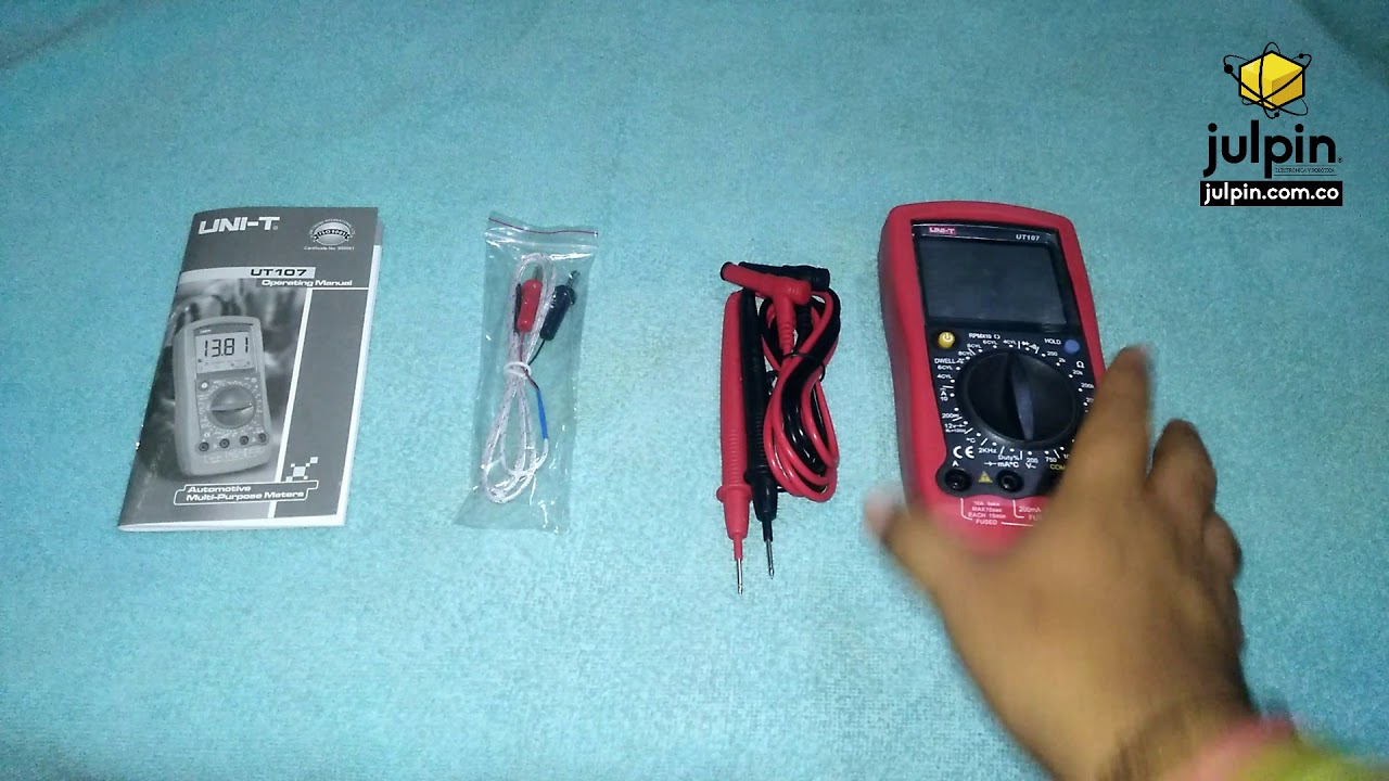 Presentación del multímetro automotriz UT107 - YouTube