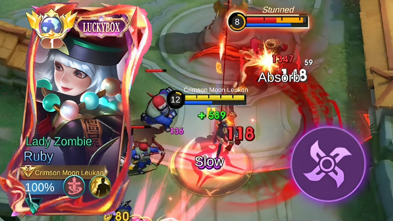 BUILD AND EMBLEM FOR RUBY ONE SHOT?!?!🙀😸BEST RUBY BUILD AND ROTATION ...