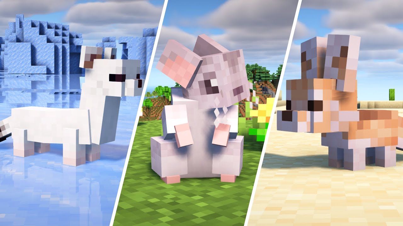18 Amazing Minecraft Mods (1.20.1, 1.21 and below) | SUPER CUTE Animals ...
