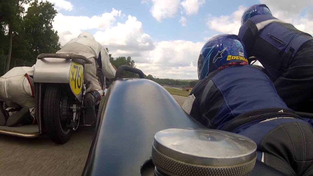 Mid Ohio sidecar crash 2016 - YouTube