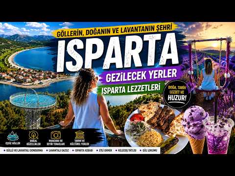 ISPARTA GEZİLECEK YERLER | Eğirdir, Gölcük, Kovada Gölü, Lavanta Bahçeleri ve Isparta Lezzetleri