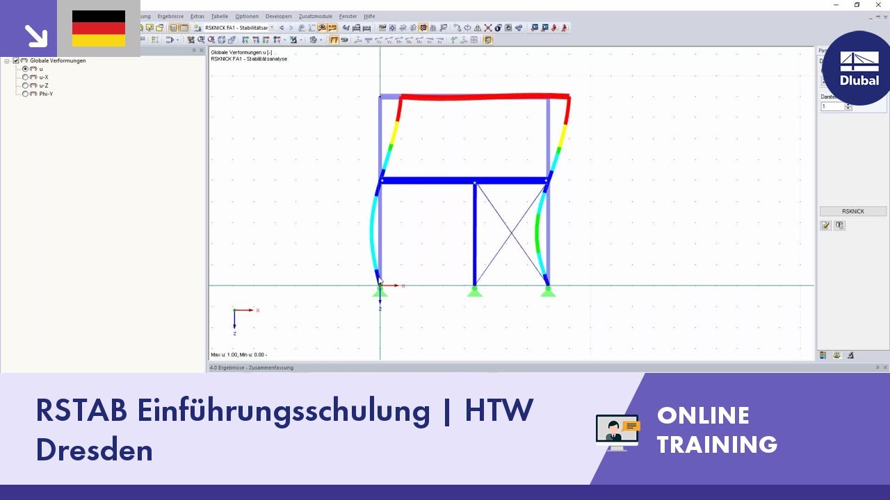[DE] RSTAB Einführungsschulung | HTW Dresden - YouTube
