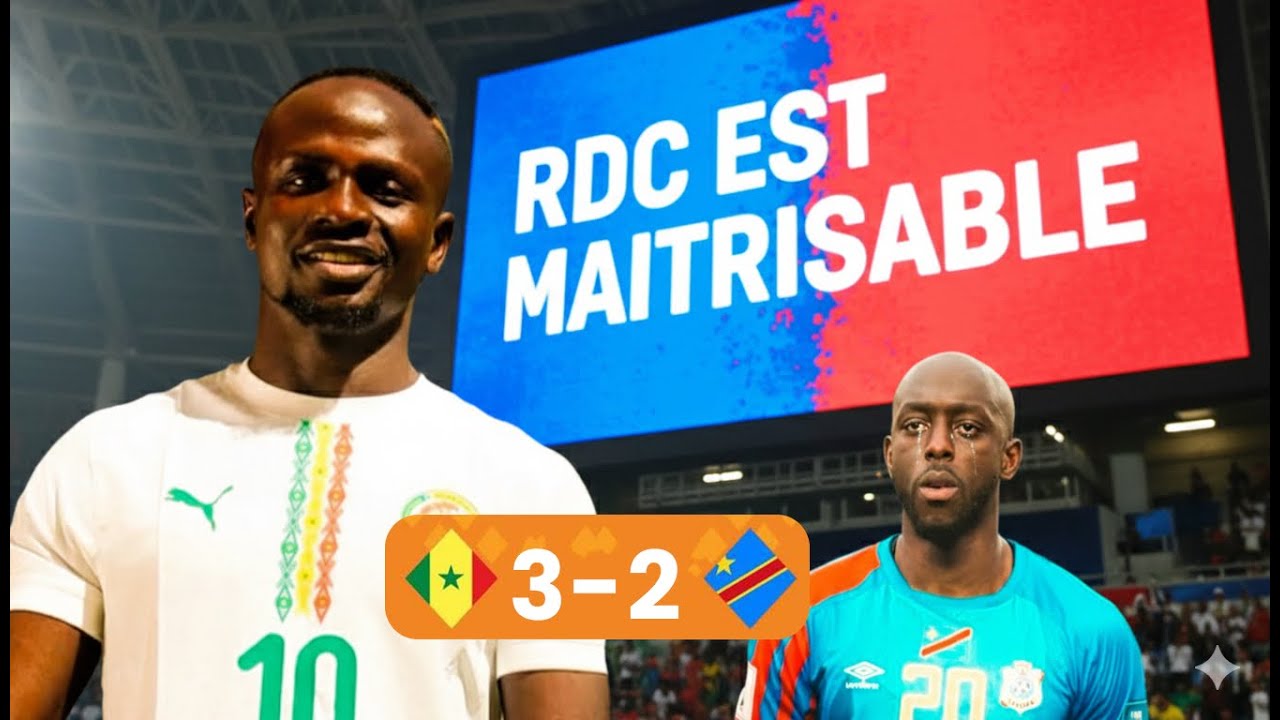 La véritable raison de la défaite de la RDC face au Sénégal - YouTube