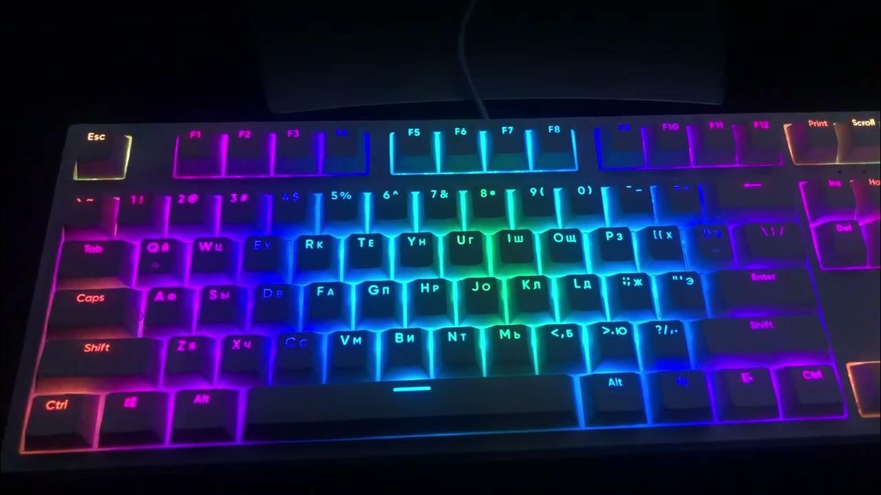 Dark Project KD87A Gateron Teal Cap - YouTube