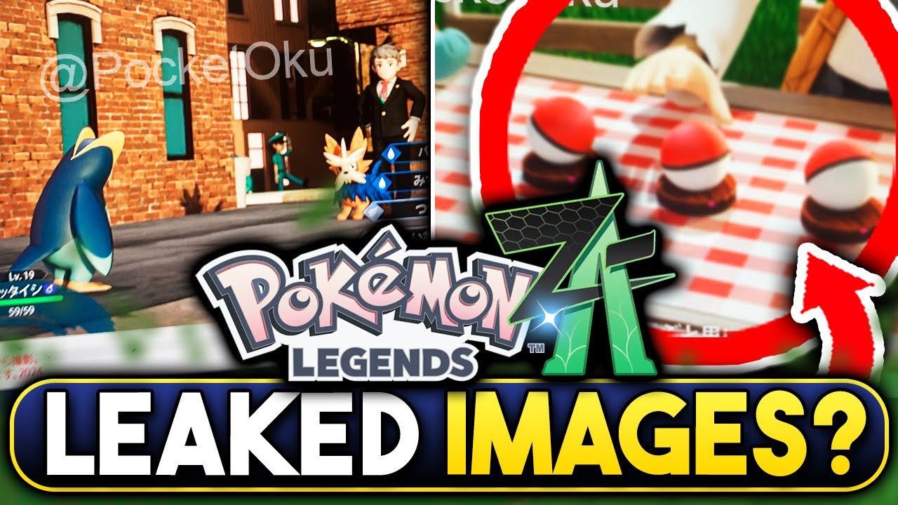 NEW POKEMON LEGENDS Z-A GAMEPLAY IMAGES? NEW STARTER RUMORS, RIVAL NAME ...