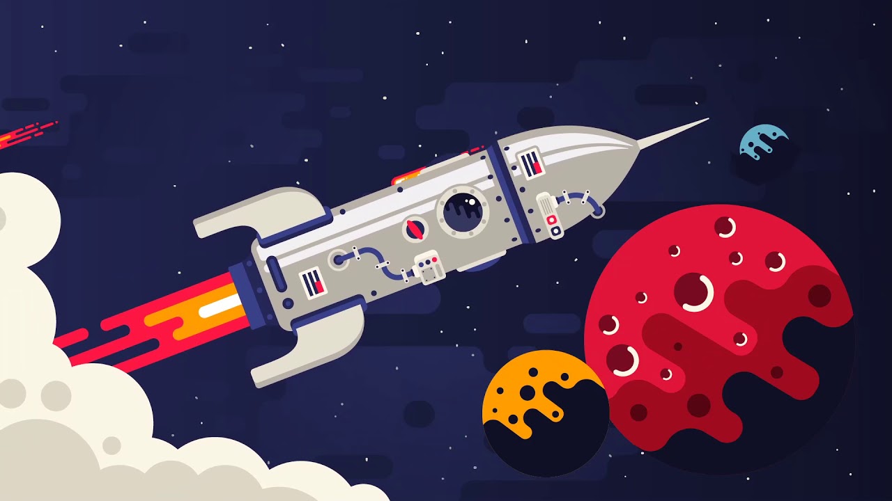 Animated Rocket Roku Screensaver - YouTube