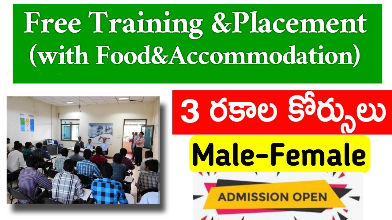 Free Training&Placement With Food,Rooms | 3 Free Courses With Jobs ...