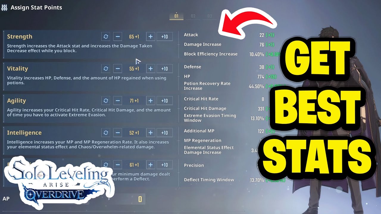 How To Get Best Stats in Solo Leveling: ARISE OVERDRIVE - Fastest Guide ...