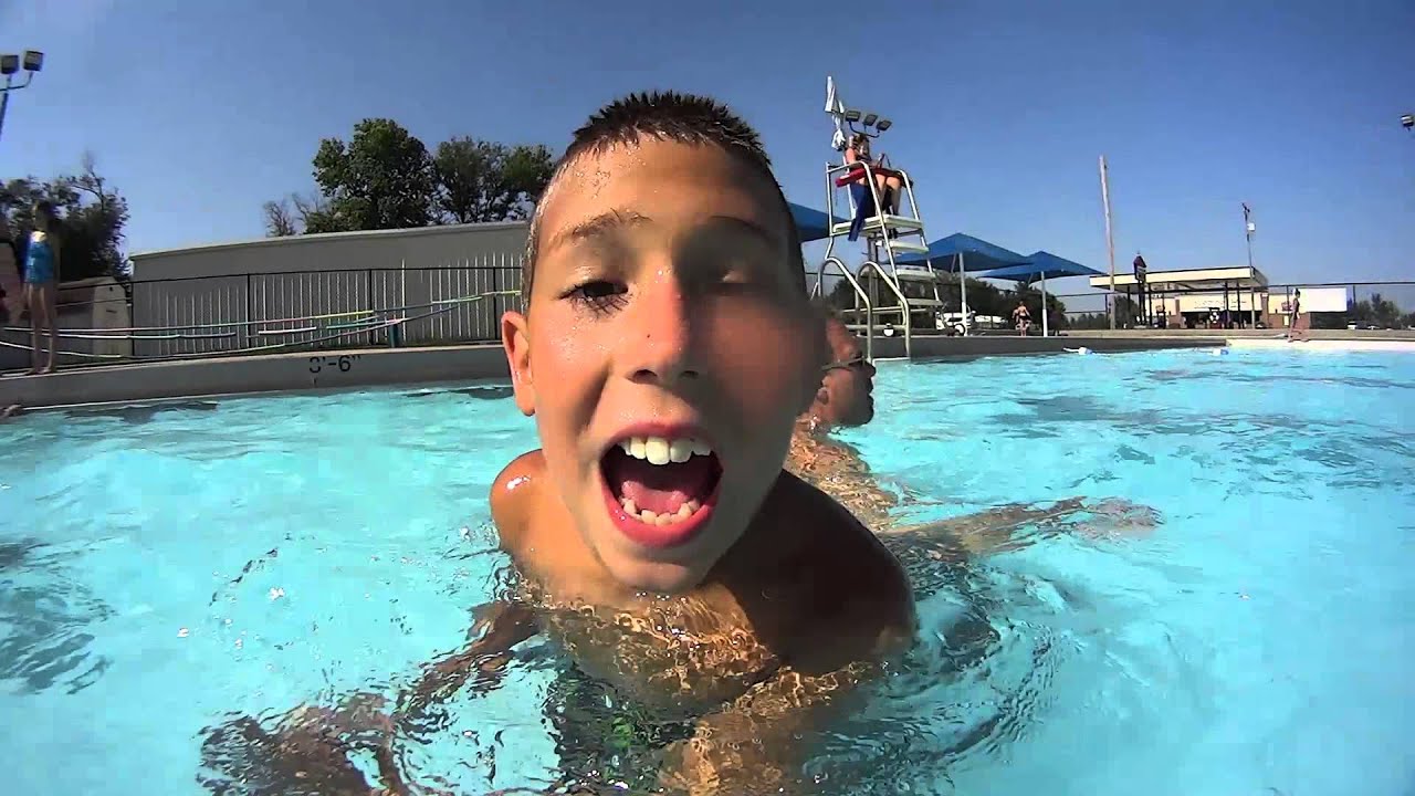 Kids Cam - Clearwater Swimming Pool July 2015 - YouTube
