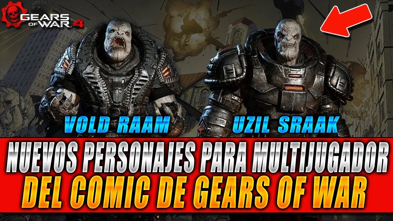 Gears of War 4 / NUEVOS PERSONAJES PARA MULTIJUGADOR DEL COMIC ! / VOLD ...