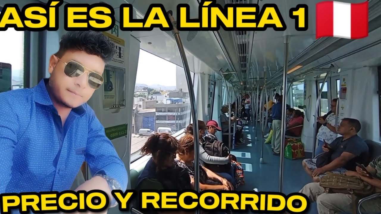 ASÍ ES LA LÍNEA 1 METRO DE LIMA 🇵🇪 - YouTube