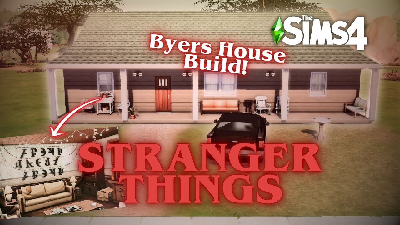 I Finally Built the Byers House from Stranger Things in The Sims 4! 🏠 ...