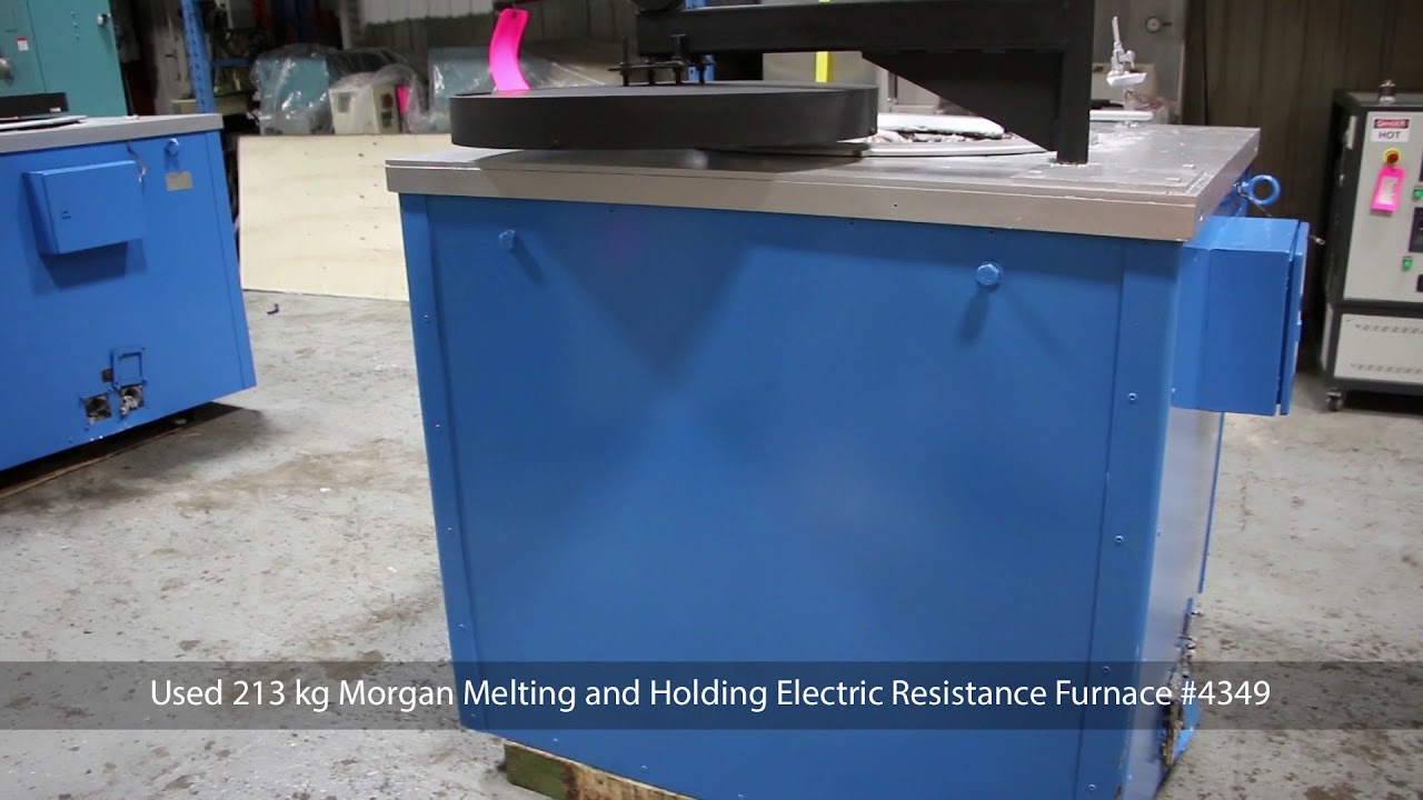 Used 213 kg Morgan Melting and Holding Electric Resistance Furnace No ...